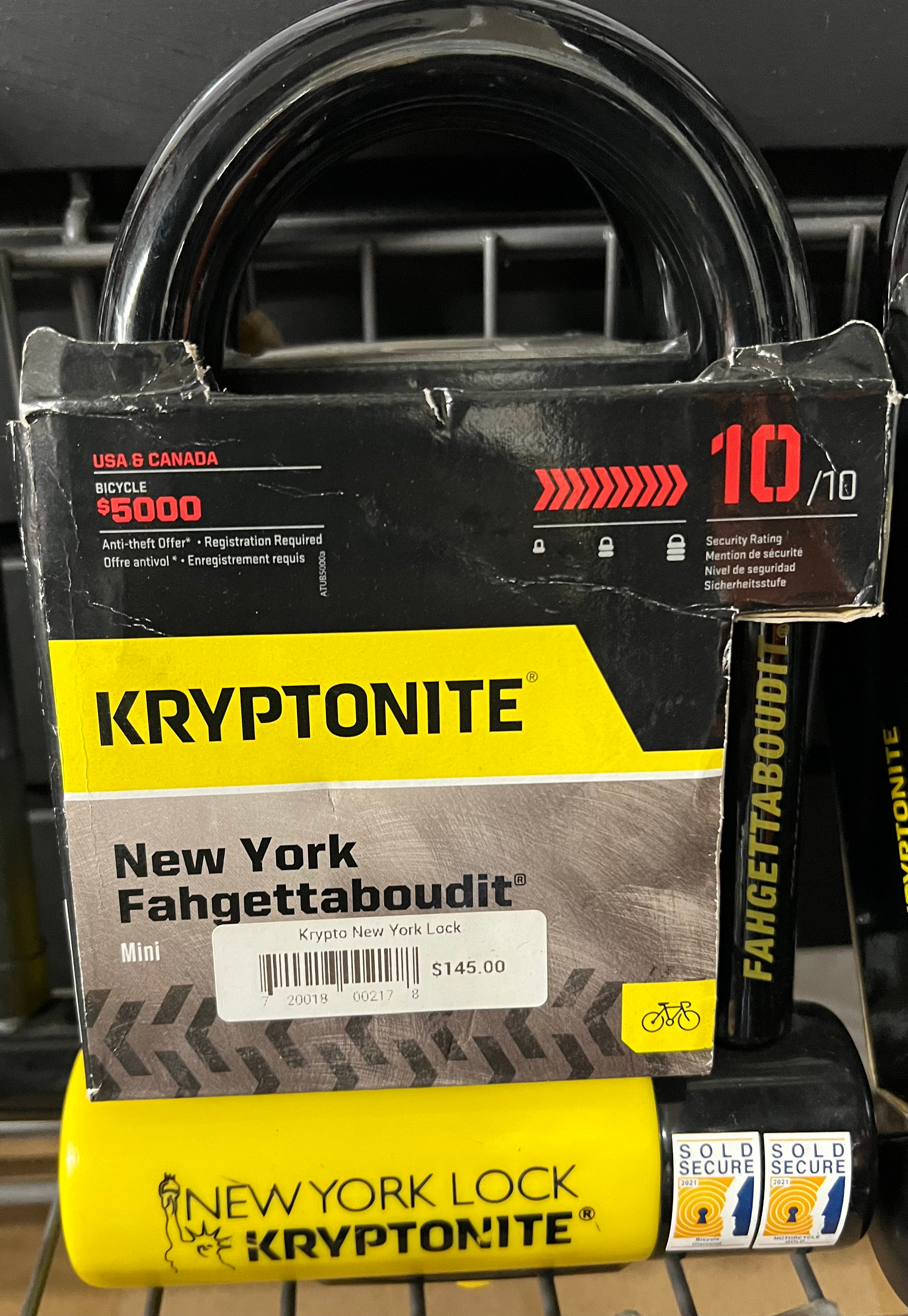 Kryptonite New York Lock – Fredonia Cycling